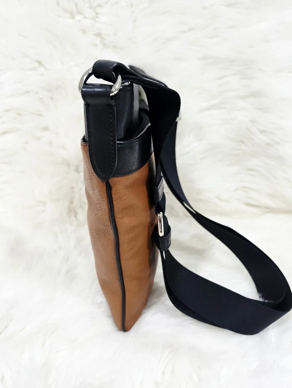 Coach | Bags | Coach Legacy Leather Crossbody Messenger Bag Brown Black ...